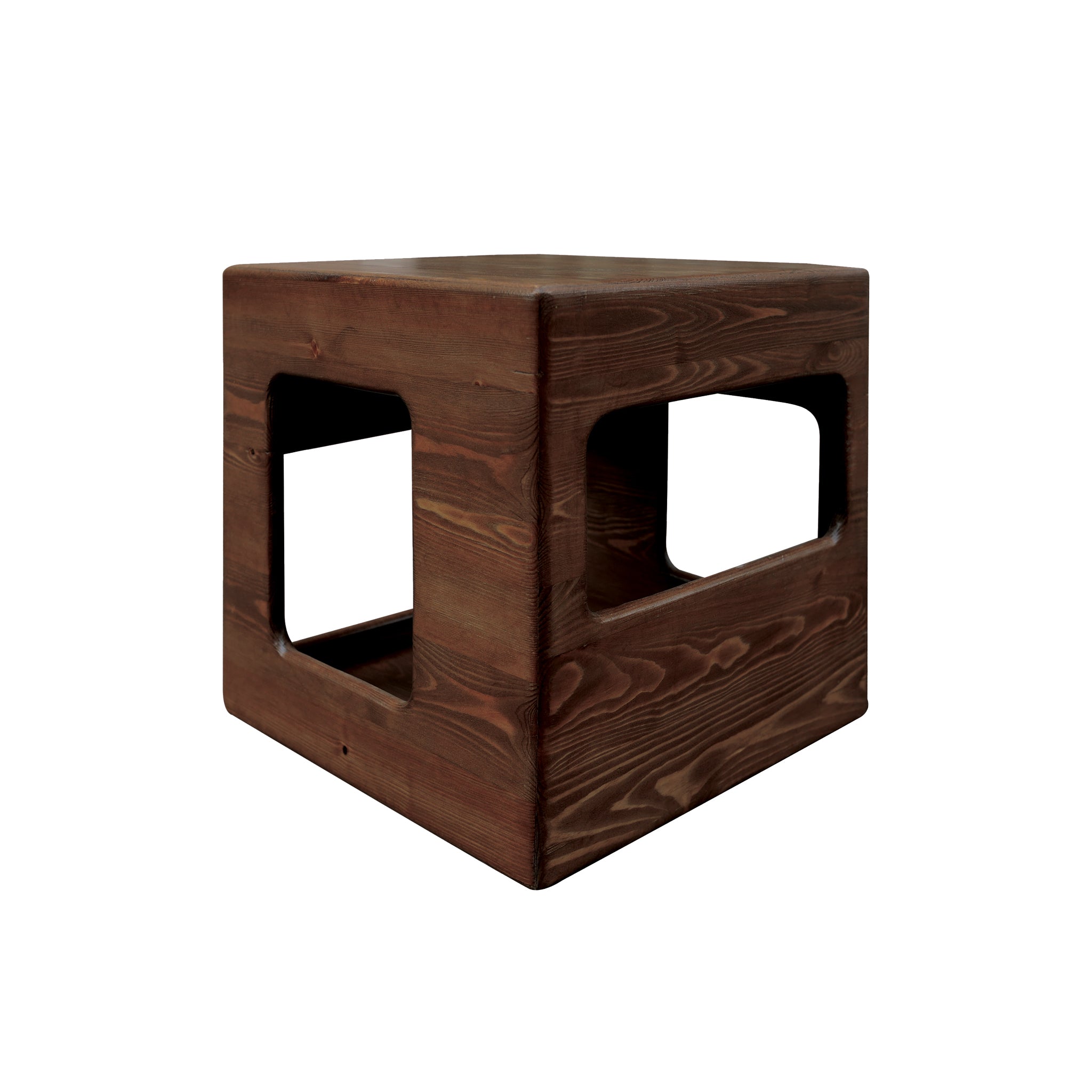 Table Ruby Cube bois– honoredeco - Honoré Décoration